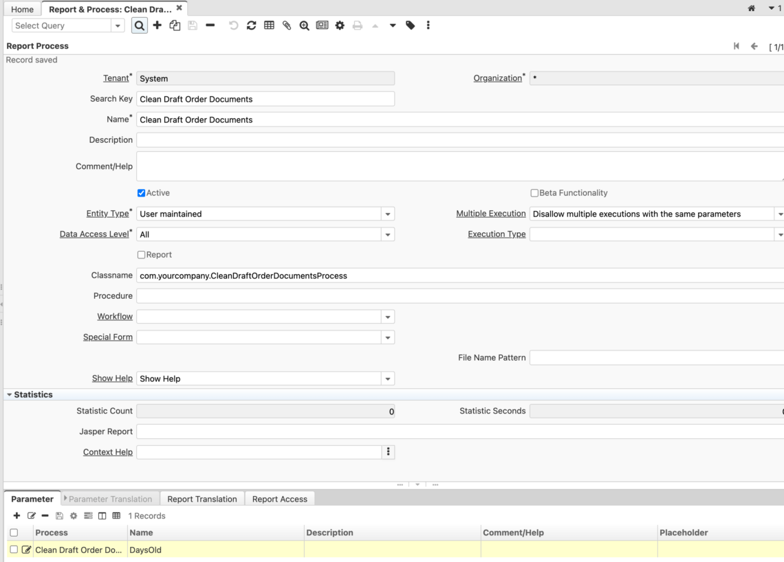 Automating Draft Order Document Cleanup in iDempiere using the Scheduler: A Java Process ...